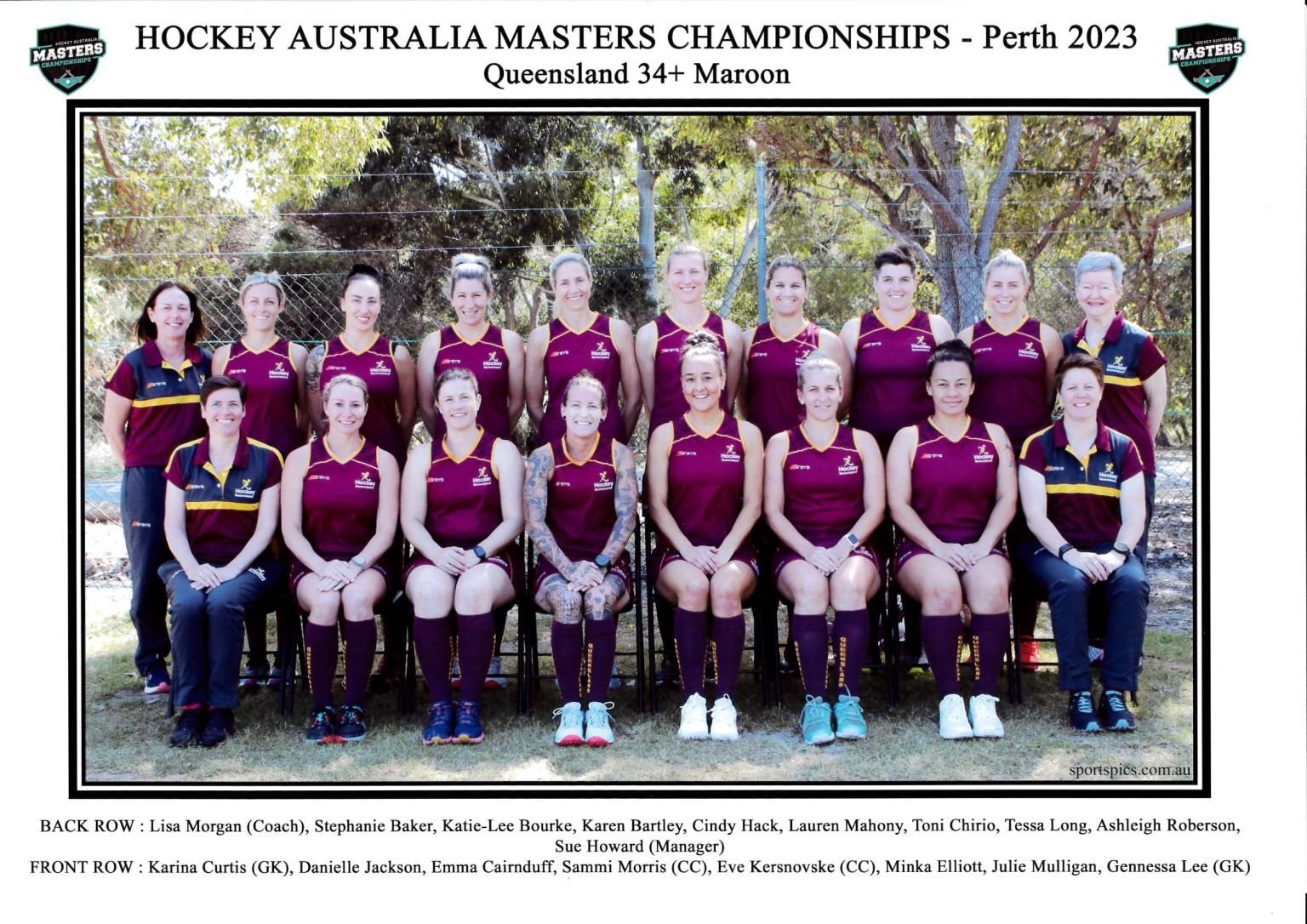 Queensland Team Photos – QLD Womens Masters Hockey