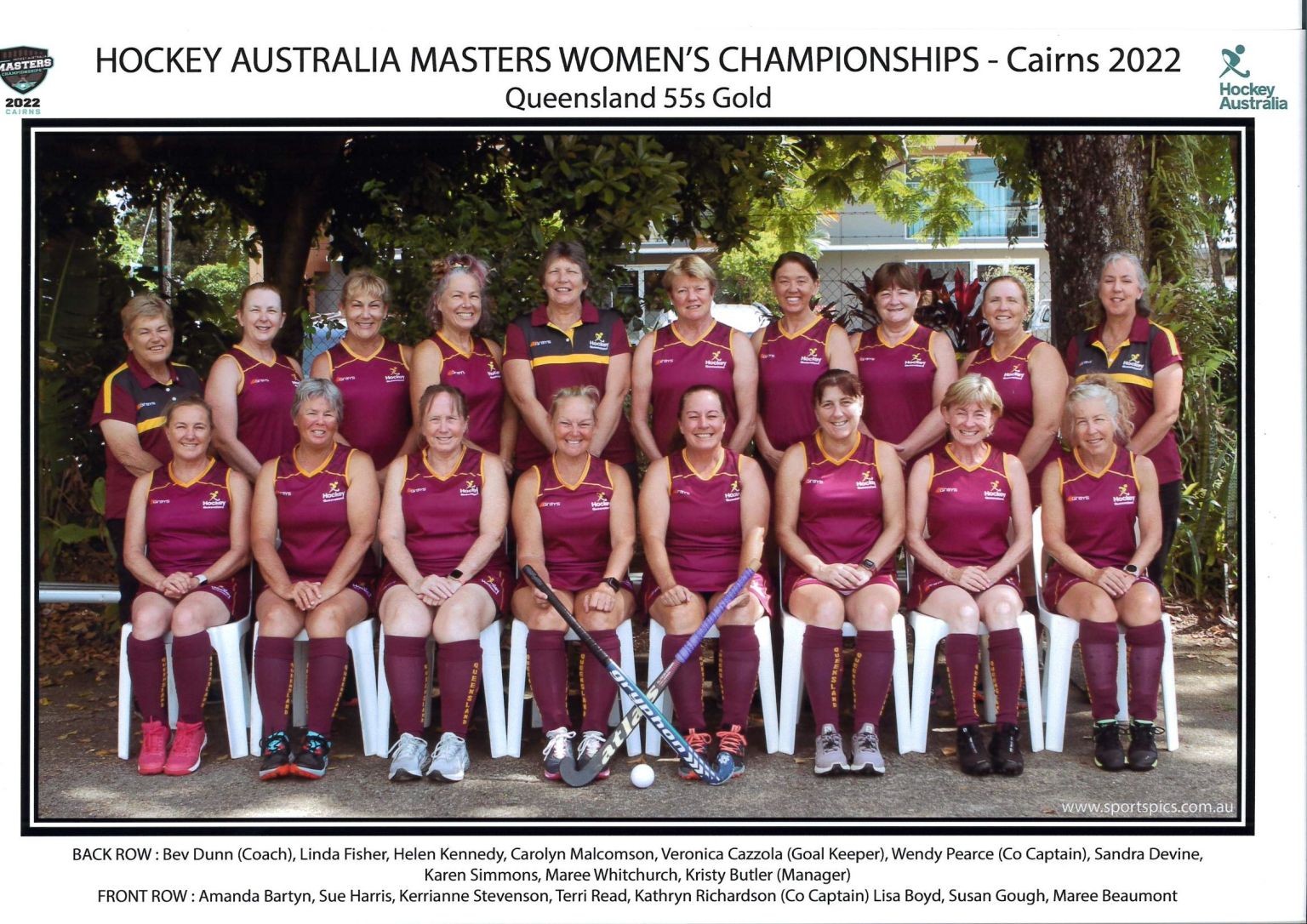 Queensland Team Photos – QLD Womens Masters Hockey