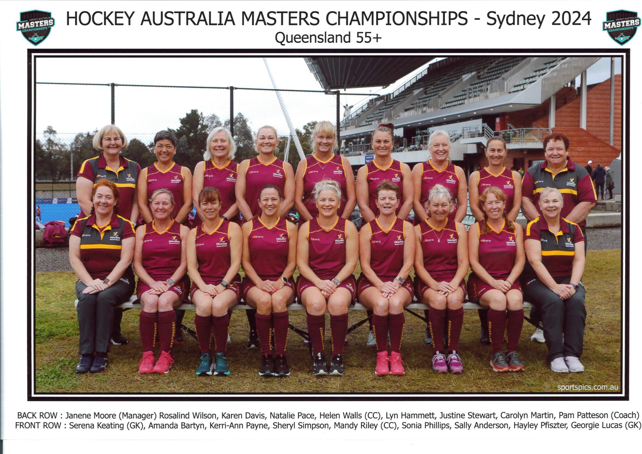 Queensland Team Photos – QLD Womens Masters Hockey