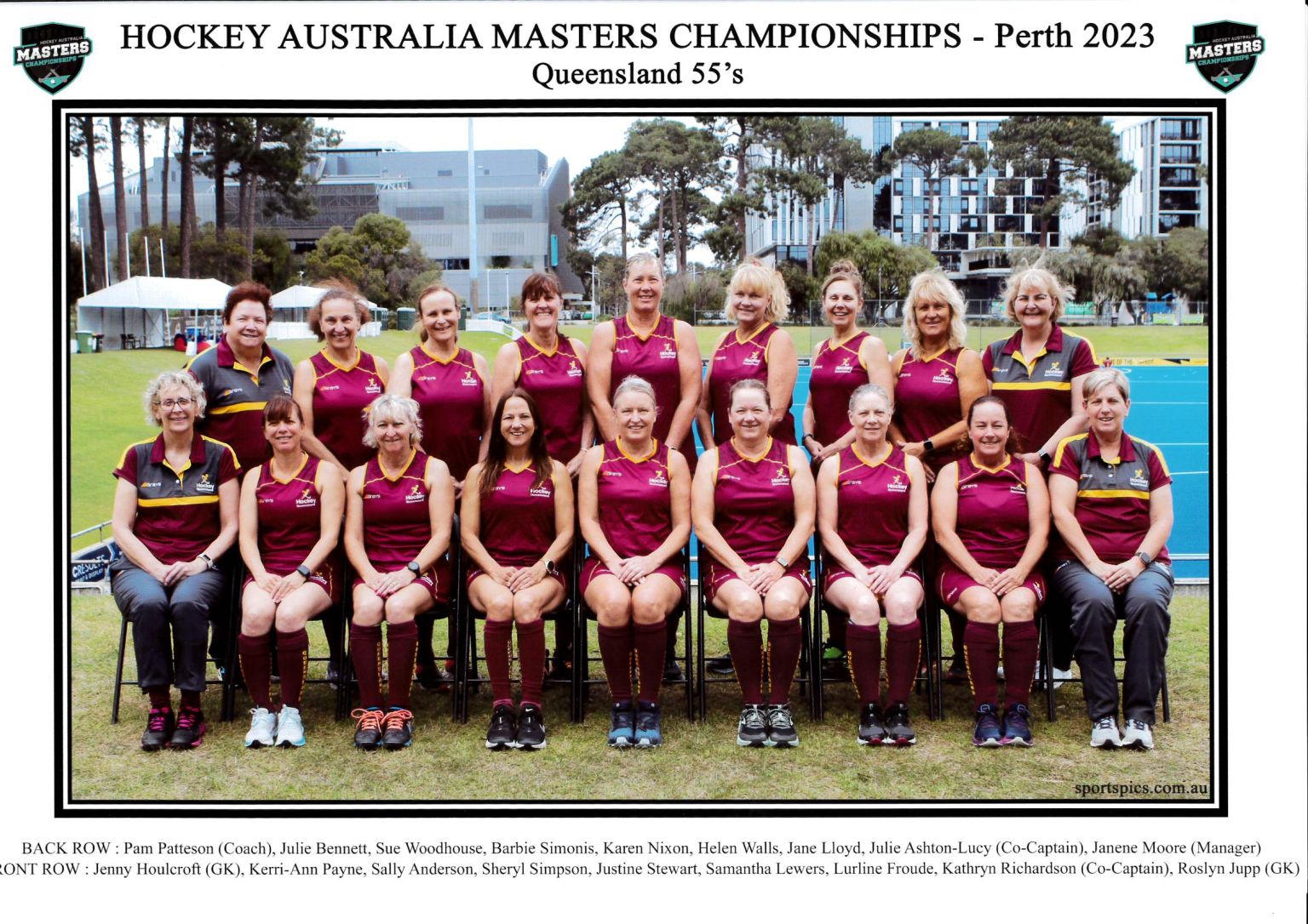 Queensland Team Photos – QLD Womens Masters Hockey