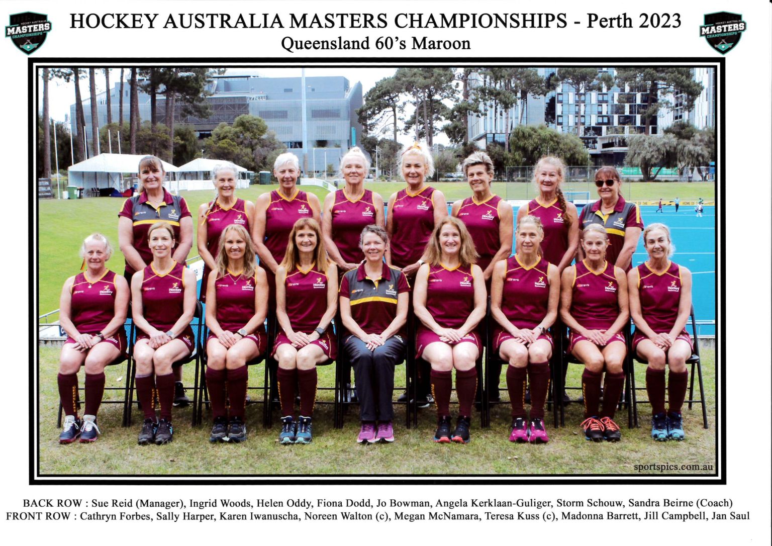 Queensland Team Photos – QLD Womens Masters Hockey